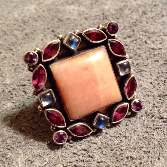 Nicky Butler | Jewelry | Nicky Butler Peach Orthoclase Multiple Gems ...